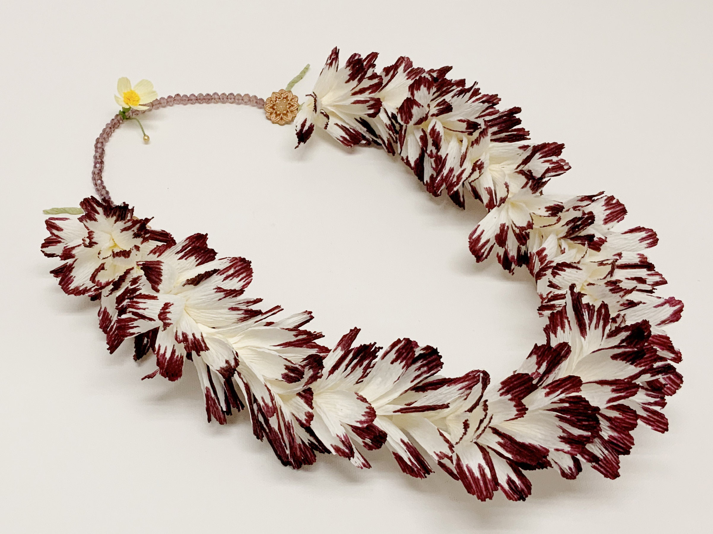 Graduation Lei-crepe Paper Flower Bloom Lei-wedding - Etsy Sweden