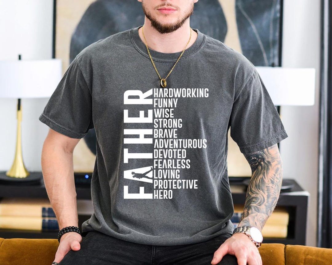 Father Definition Shirt, Father's Day Gift From Kids, Hero Dad T-shirt ...