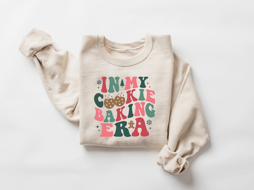 In My Cookie Baking Era Sweatshirt, Christmas Baking Crew Sweatshirt ...