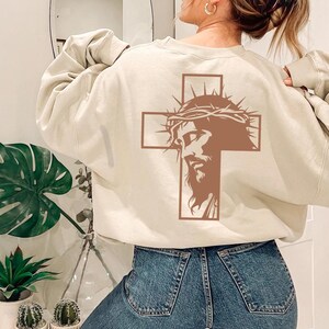 Crucifixion of Jesus Christ on Cross Shirt,jesus Christ Crown of Thorns ...
