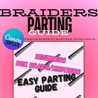 Box Braid Parting Guide Etsy