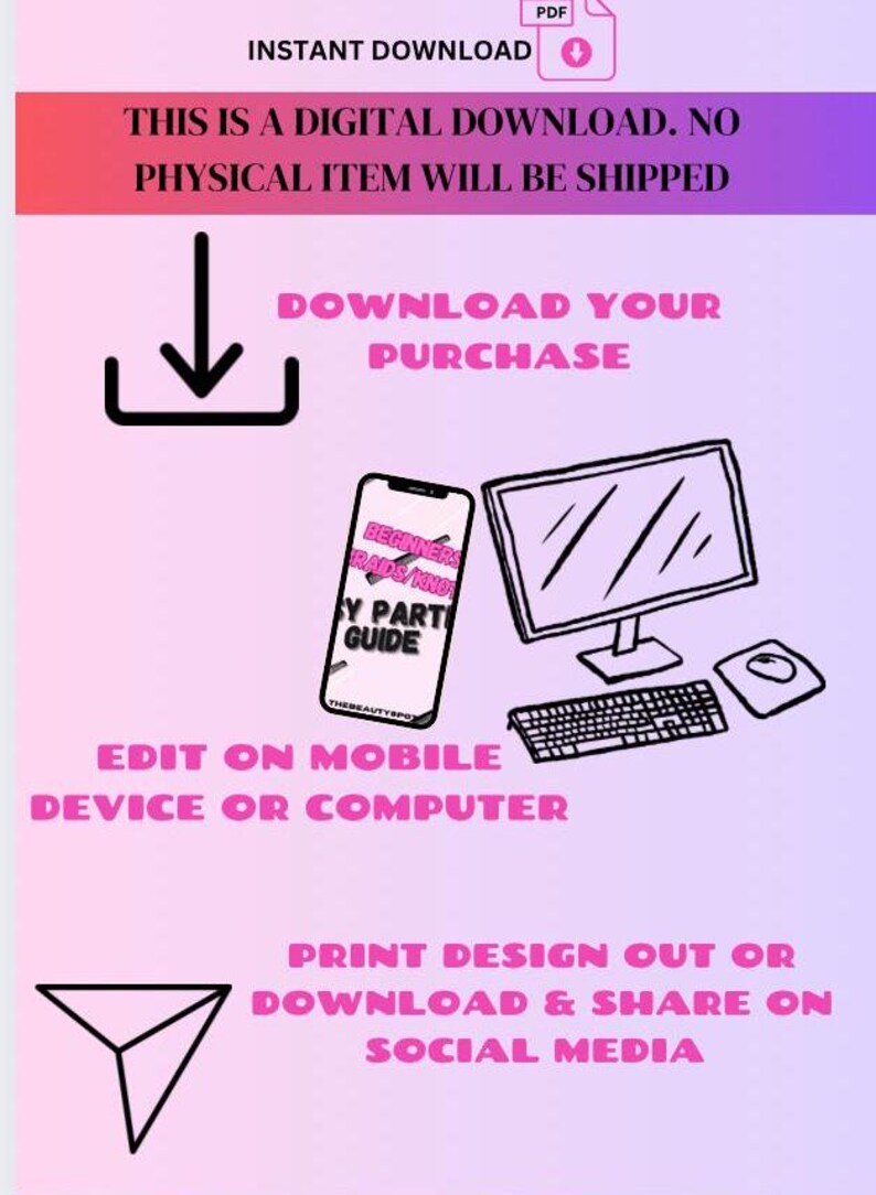 Beginner Box Braids Parting Guide E-book Template – Easy-to-follow Hair ...