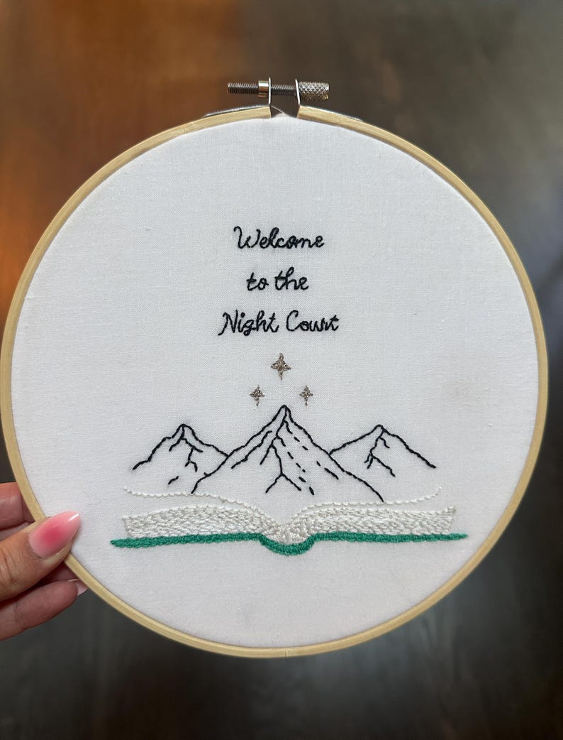 ACOTAR Night Court Embroidery Kit - Etsy