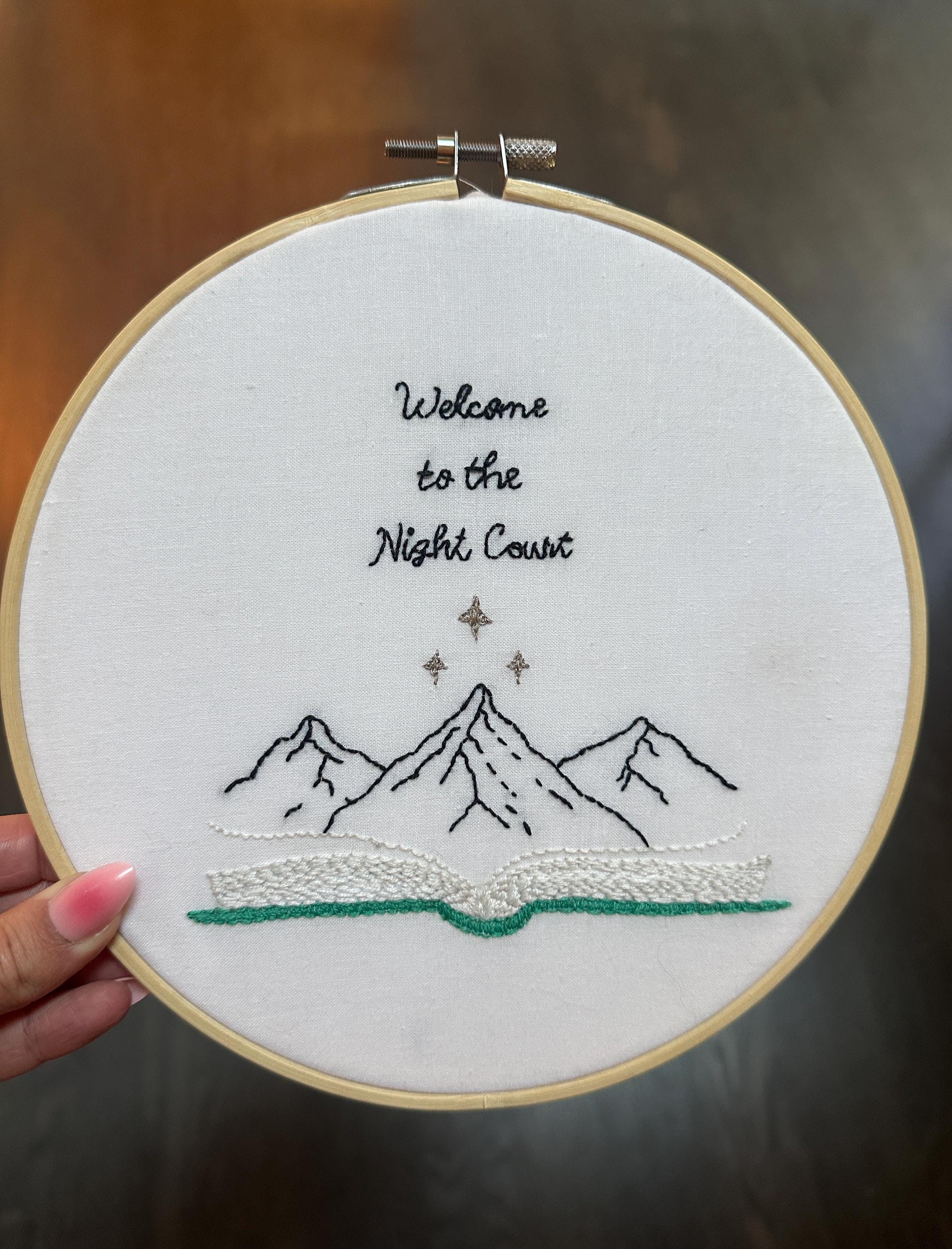 ACOTAR Night Court Embroidery Kit - Etsy