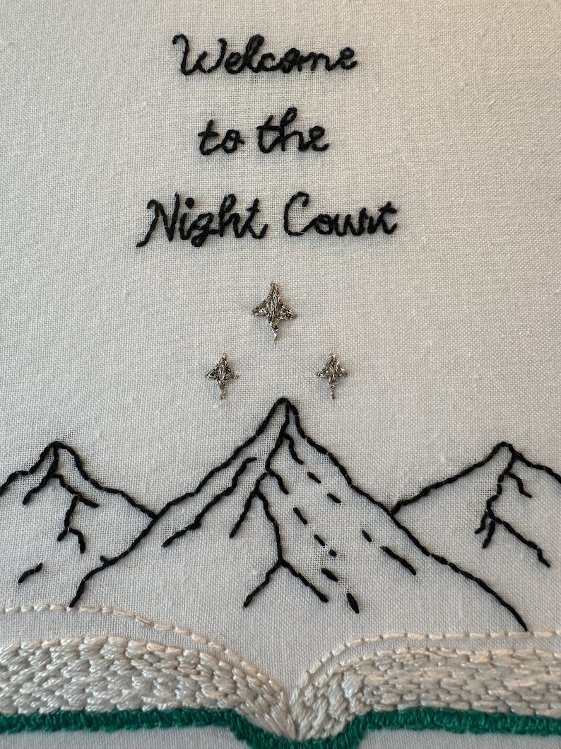 ACOTAR Night Court Embroidery Kit - Etsy
