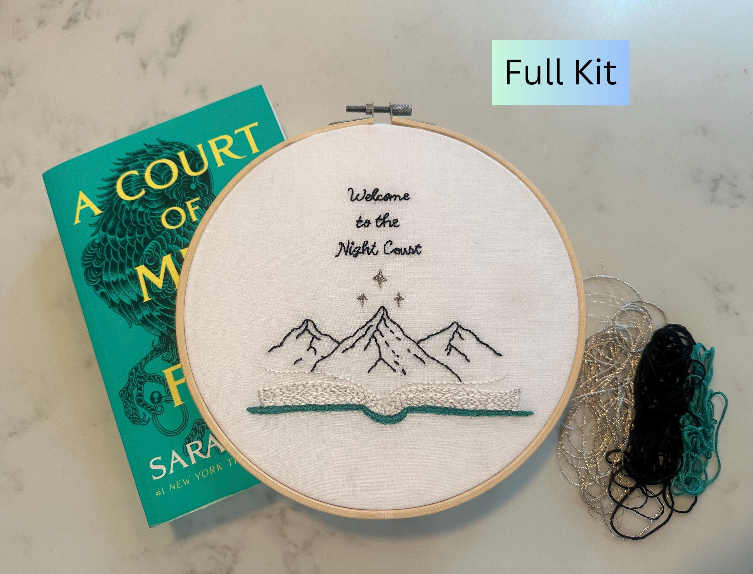 ACOTAR Night Court Embroidery Kit - Etsy