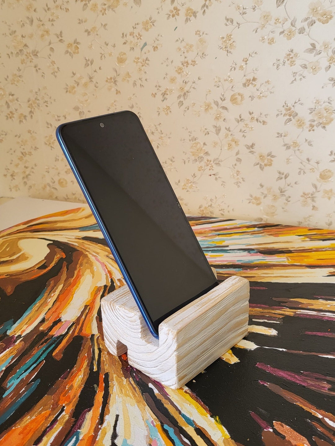 Telephone Stand, White Phone Stand, Creative Phone Stand, Vertical ...