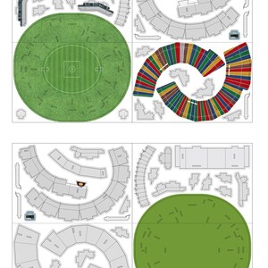 Waverley / VFL Park - 3D Stadium Puzzle - AFL - Etsy