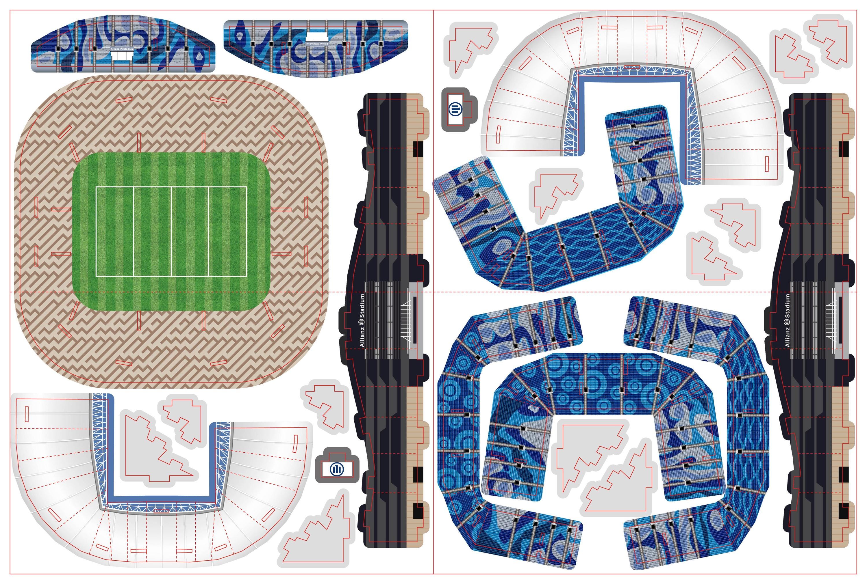 Allianz Stadium - 3D Stadium Puzzle - Etsy