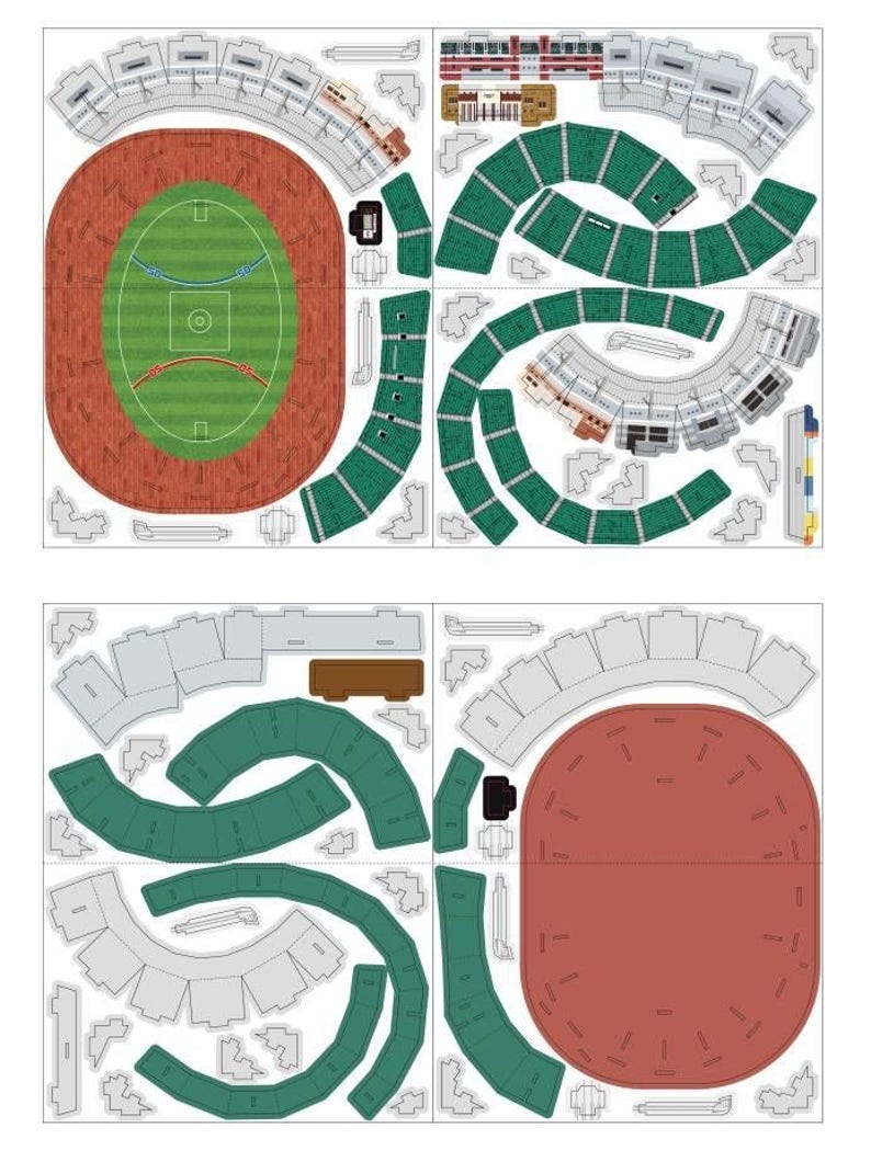 Subiaco Oval - 3D Stadium Puzzle - AFL - Etsy