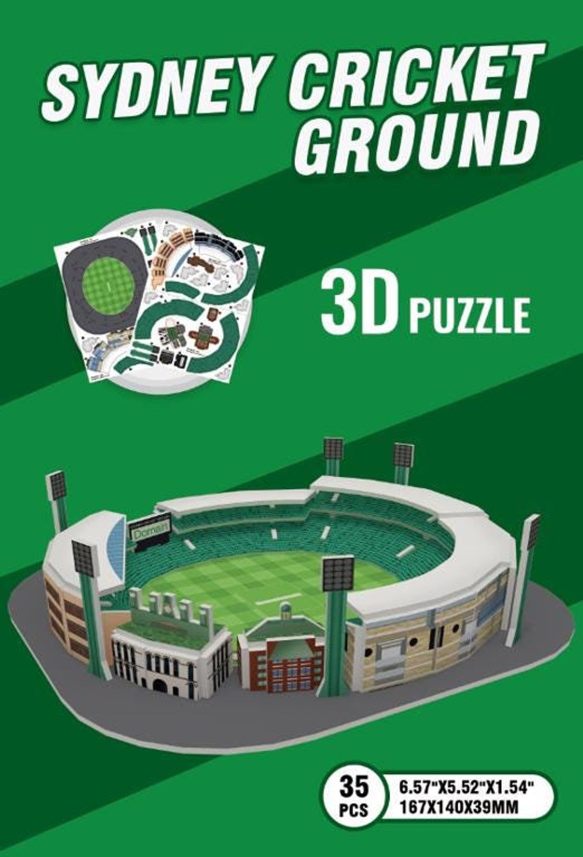 Sydney Cricket Ground (SCG) - 3D Stadium Puzzle - Etsy