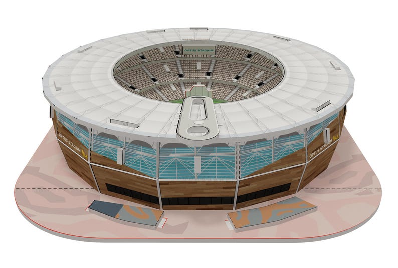 Optus Stadium - 3D Stadium Puzzle - Etsy