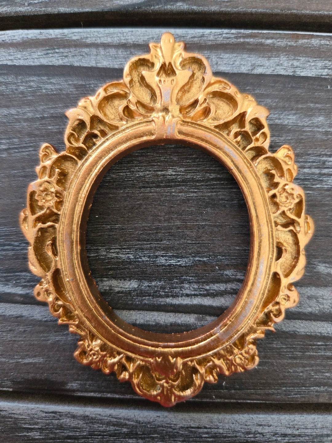 Dollhouse Miniature Regal Oval Frame - Etsy