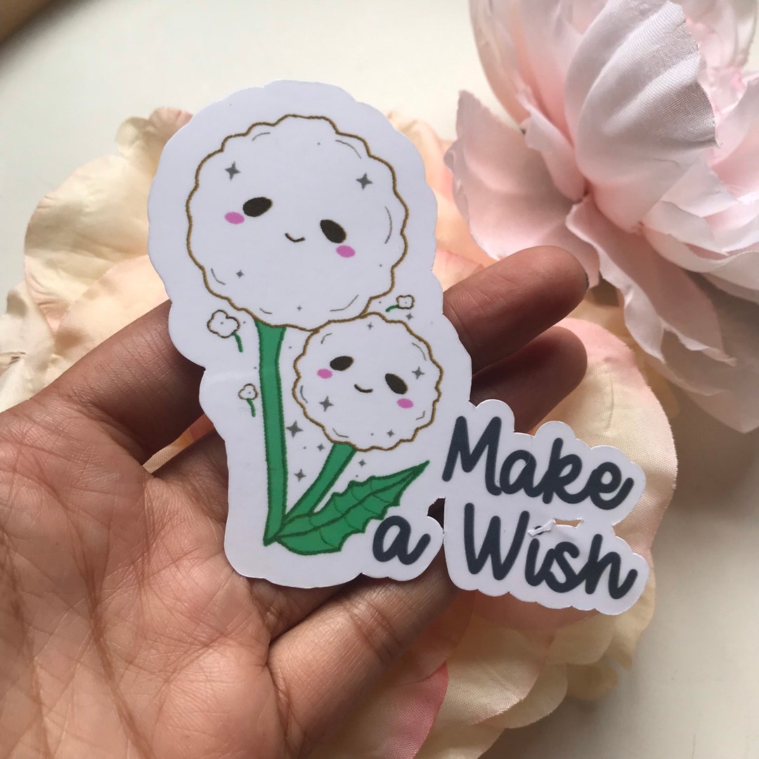 Make a Wish Vinyl Sticker - Etsy