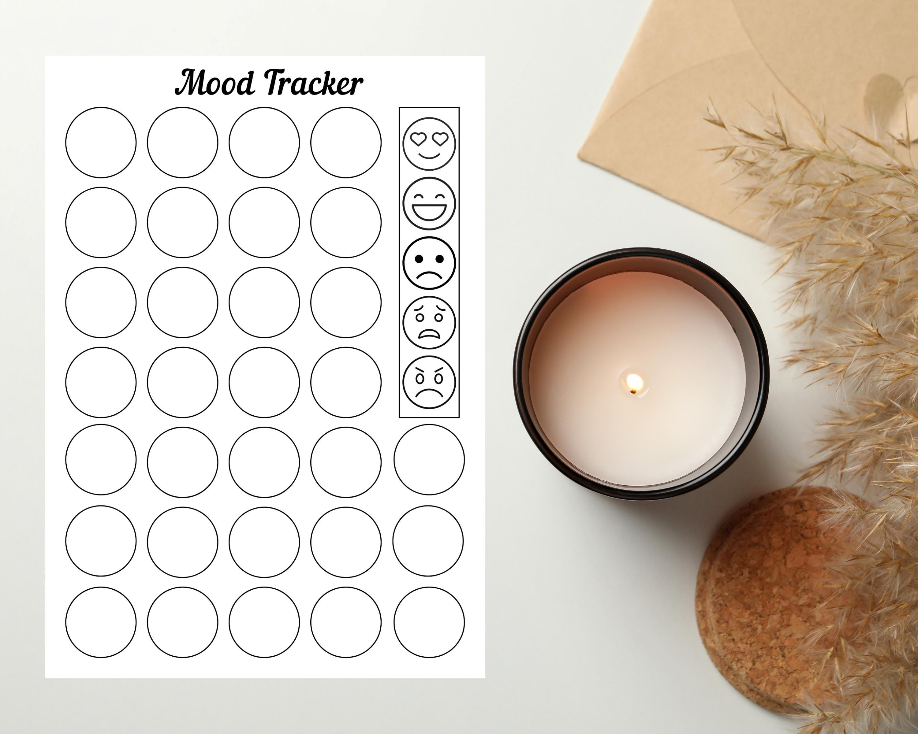 Emoji Mood Tracker Printable – A4/A5 Journal Template (PDF) - Etsy