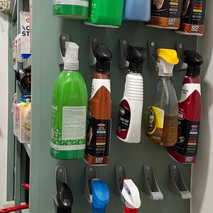 Set 5 or 10 of Swing & Hang Wall-mounted Spray Bottle Hangers - Etsy