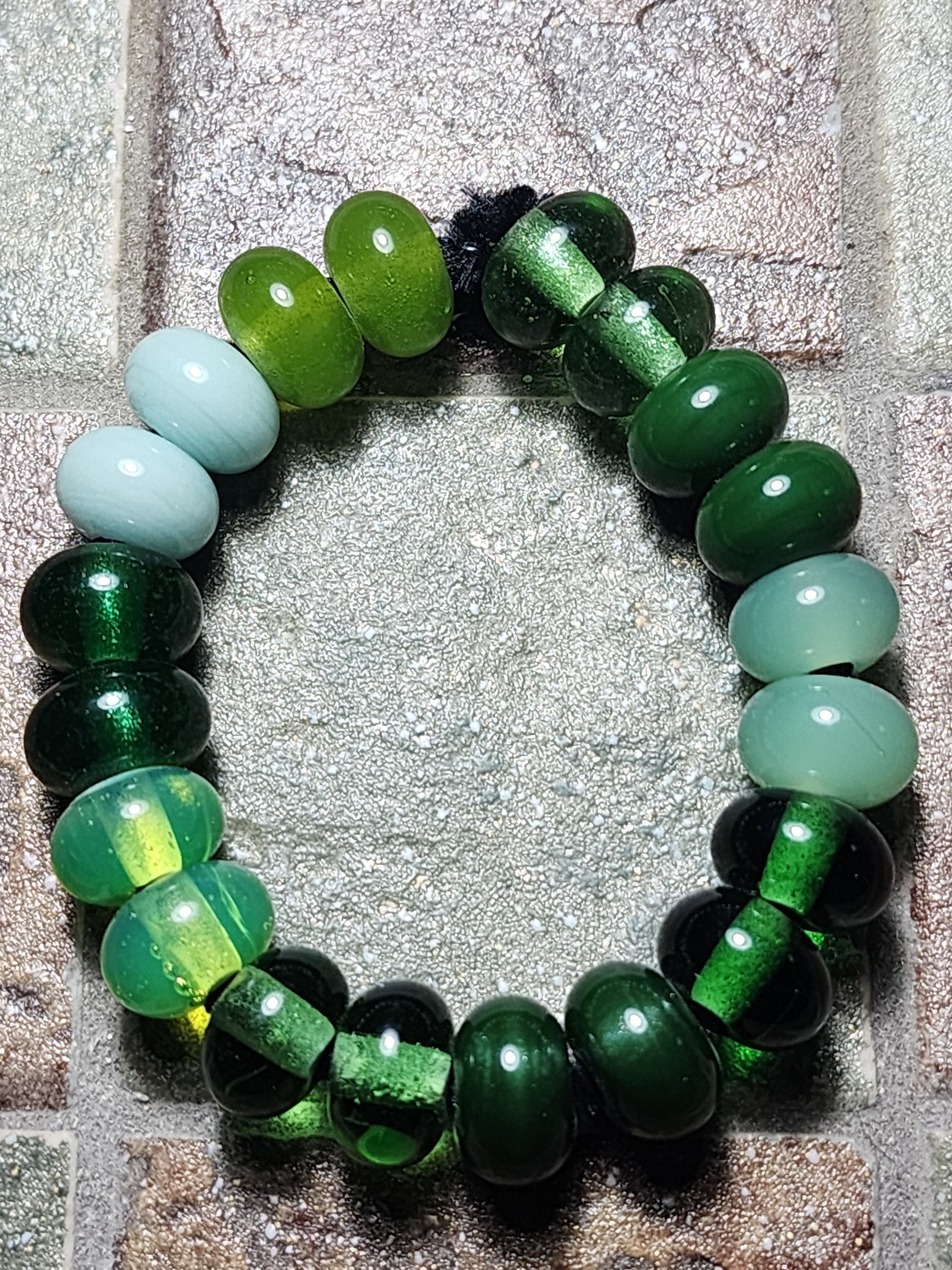 Spacer Pairs GR Bead Set - Handmade Boro Beads by Suzanne Box at Zb ...