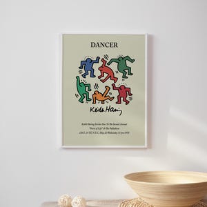Keith Haring Prints, Keith Haring Poster, Keith Haring Dancer Poster ...