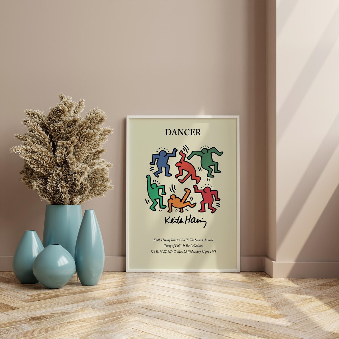 Keith Haring Prints, Keith Haring Poster, Keith Haring Dancer Poster ...