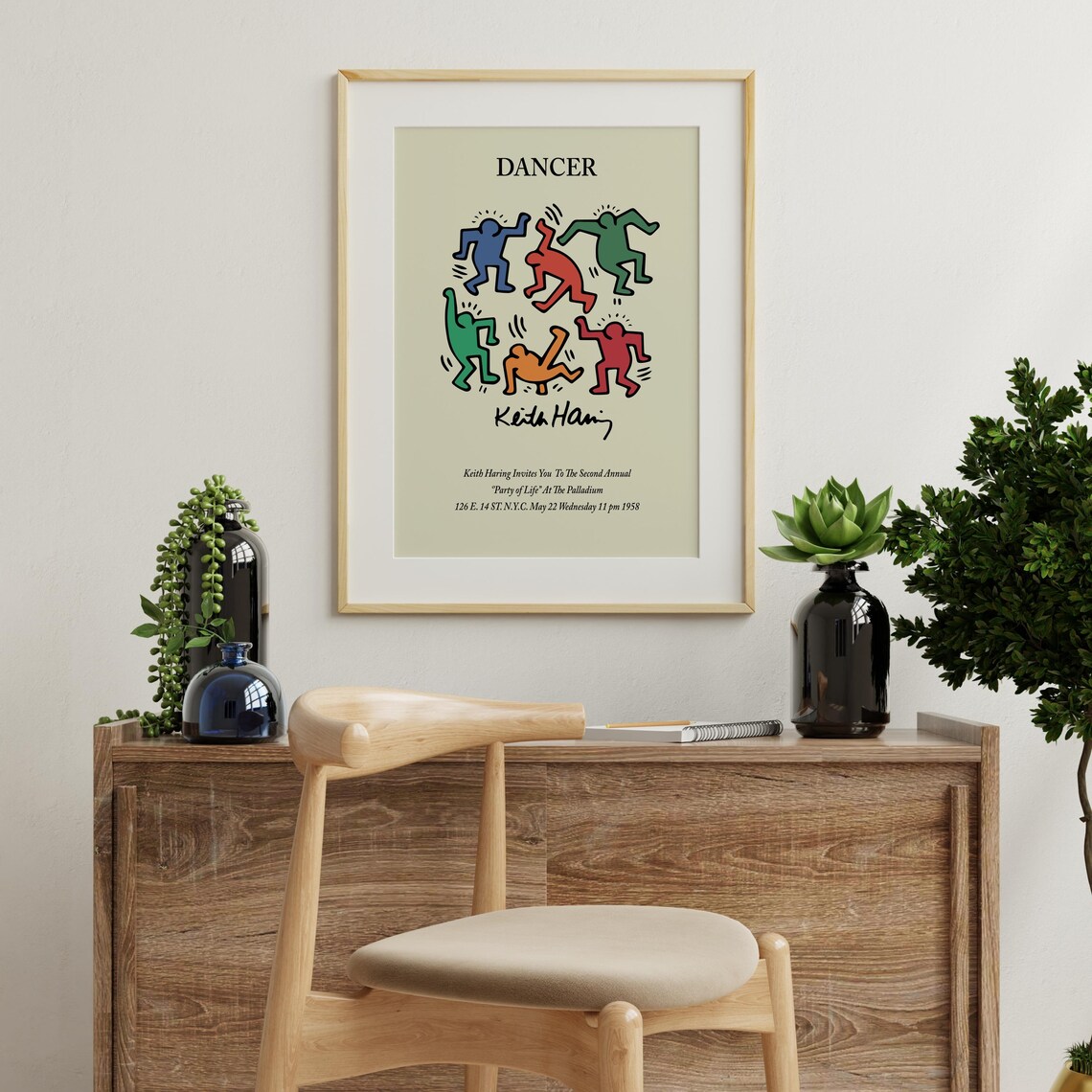 Keith Haring Prints, Keith Haring Poster, Keith Haring Dancer Poster ...
