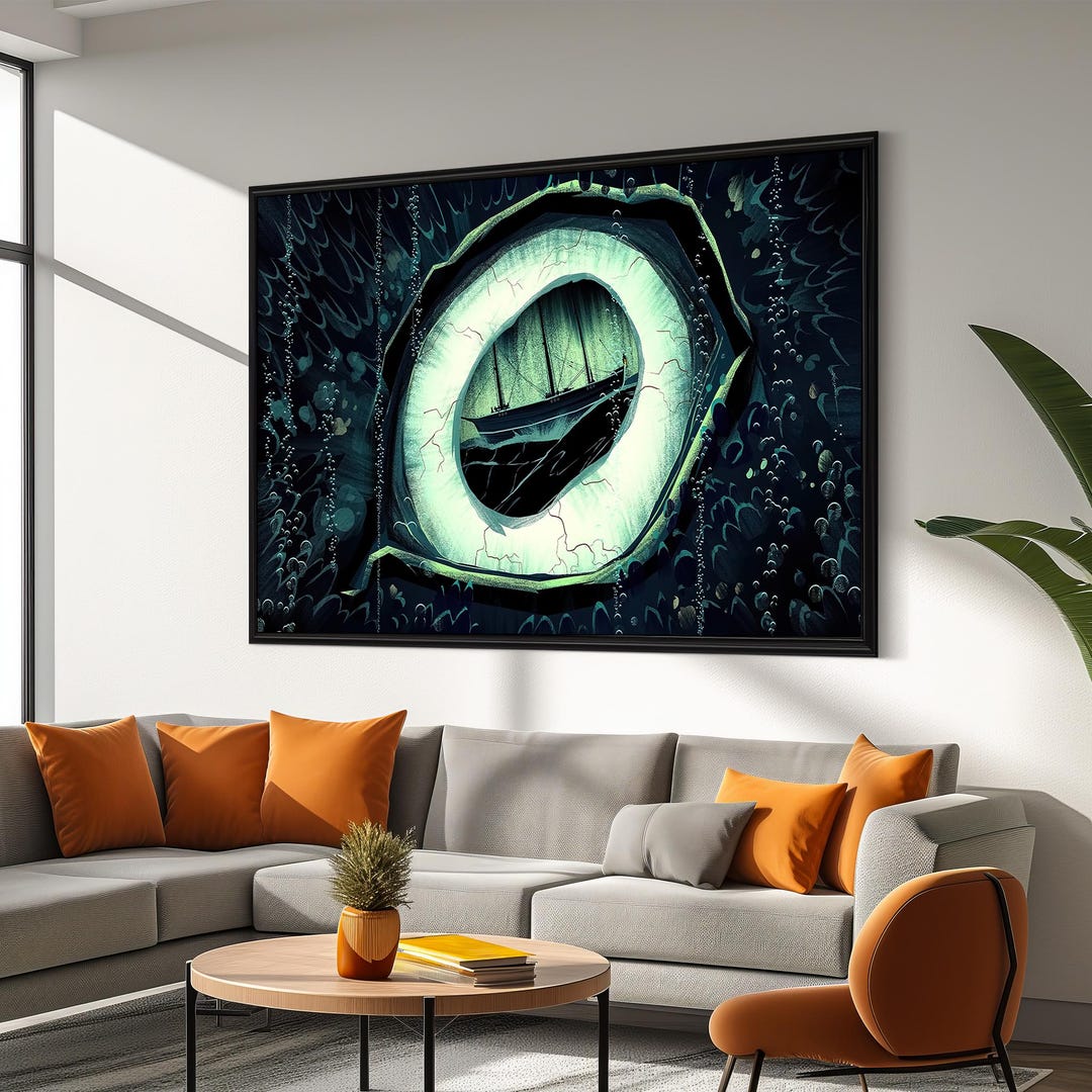 Deep Sea Voyage | Mesmerizing Ship Reflection in Kraken's Eye | Unique ...