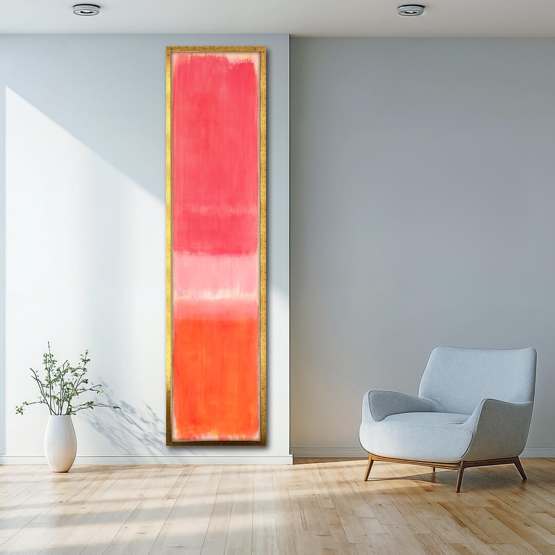 Mark Rothko Pink Canvas Painting, Large Wall Art, Famous Artwork ...