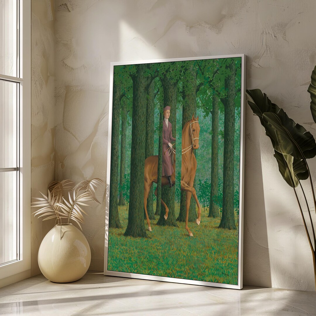 René Magritte's 'the Blank Signature' Canvas Painting - Mysterious ...