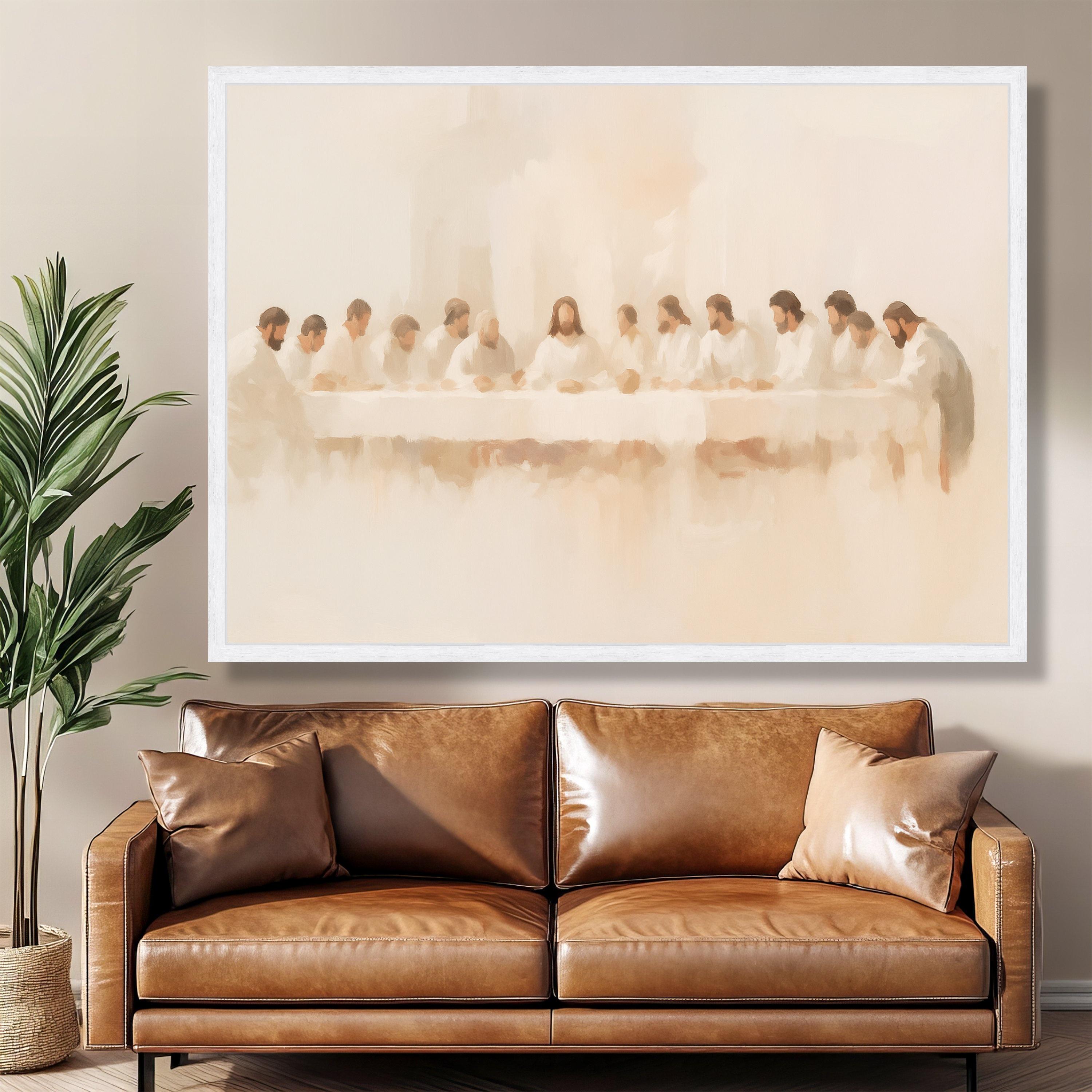 The Last Supper Canvas, Religious Wall Art, Christian Inspirational ...