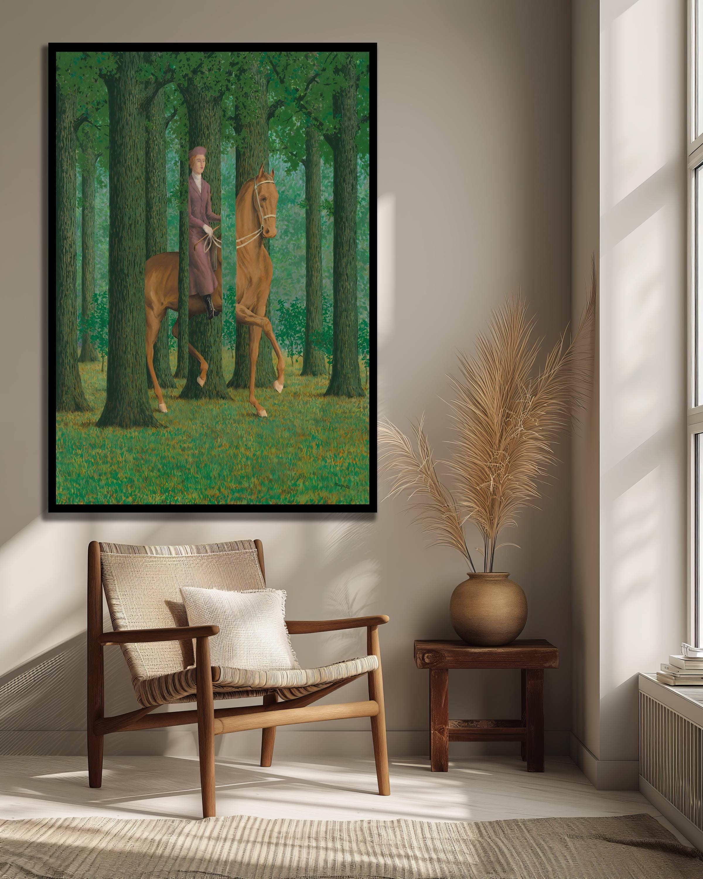 René Magritte's 'the Blank Signature' Canvas Painting - Mysterious ...