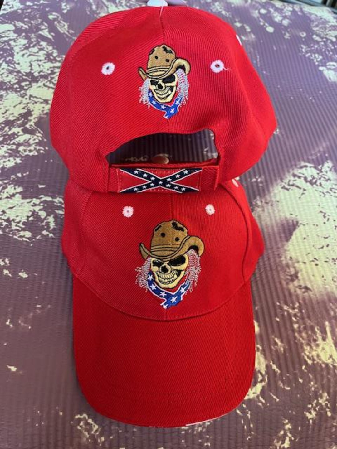 Rebel Pirate Embroidered Cap - Etsy