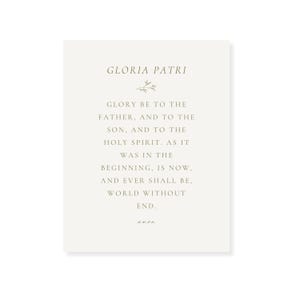 Gloria Patri Prayer Digital Download, Catholic Prayer Art, Catholic ...