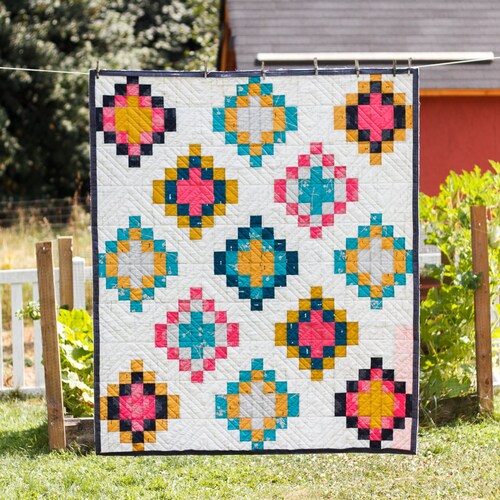 Indigo Star Quilt PDF Pattern - Etsy