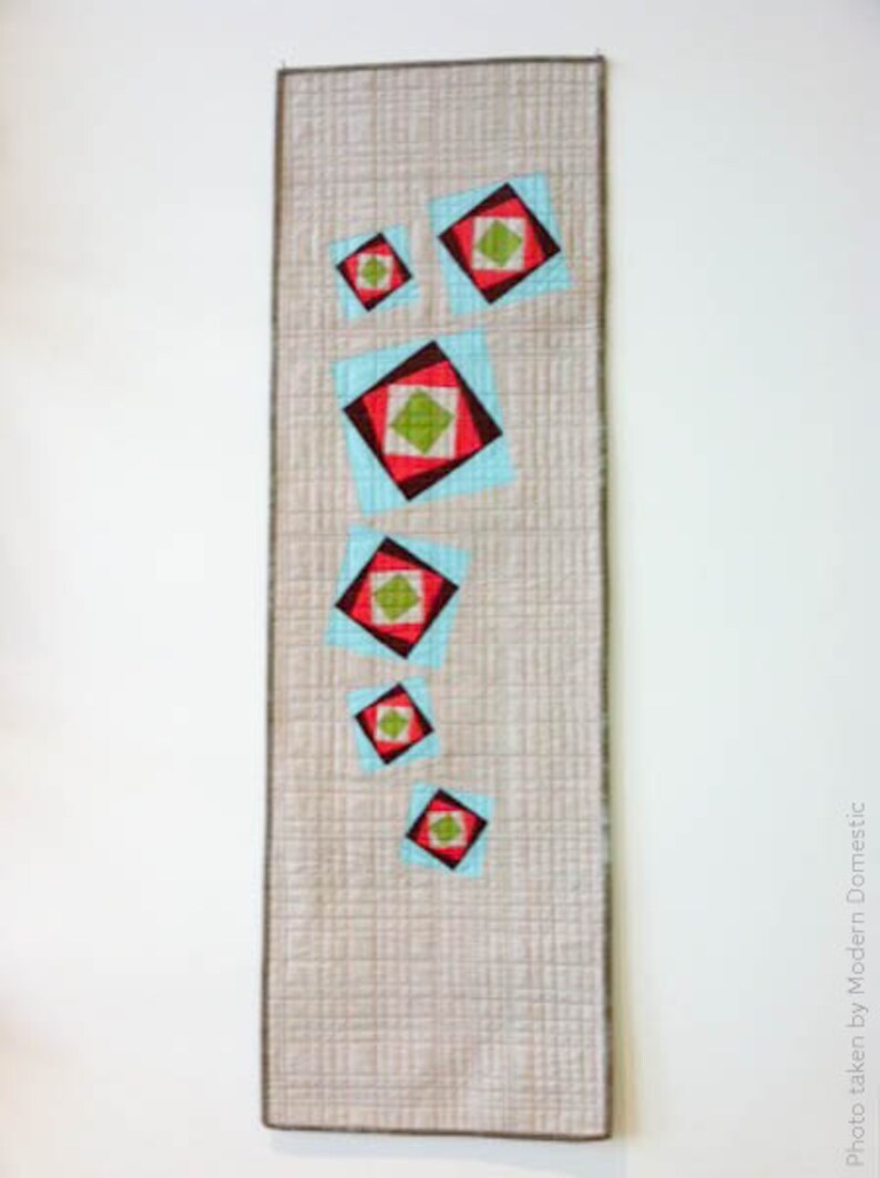 Freezing Rain Table Runner Pattern PDF FULL VERSION With Foundation ...