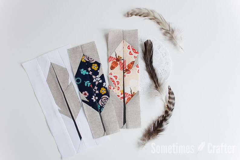 Feathers Foundation Paper Piece Pattern - PDF - Etsy