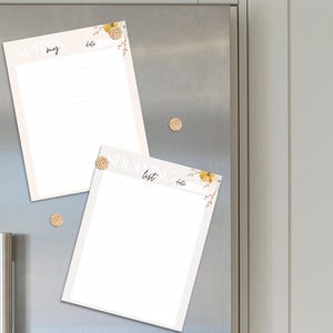 Printable Notes Template | Simple Planner | Letter Size | Digital ...