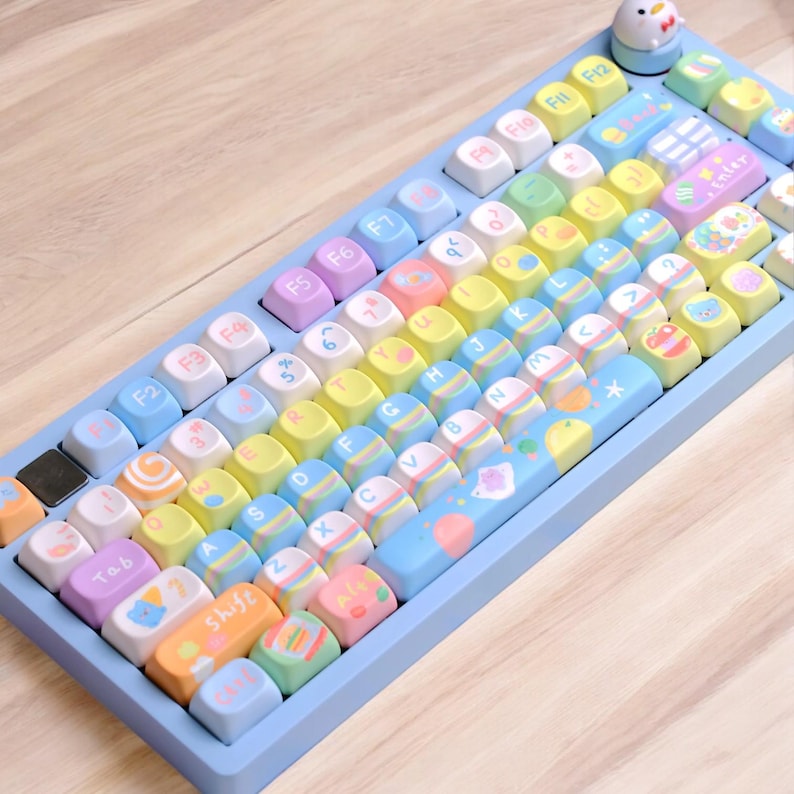 Candy Party Keycaps | XOA Profile Keycap Set | PBT Material | Keycaps ...
