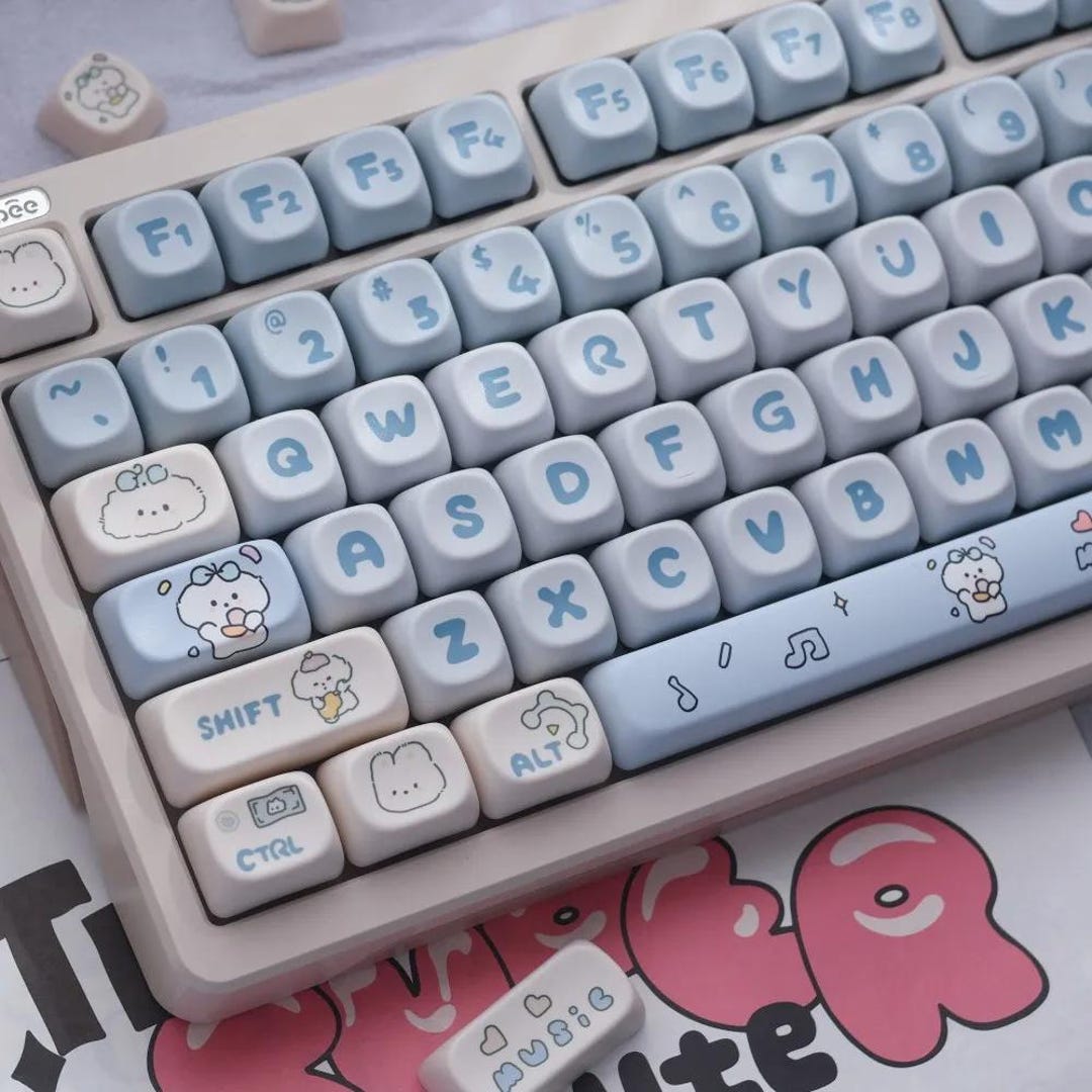 Band Puppy Keycaps | MOA Profile Keycap Set | PBT Material | Keycaps ...