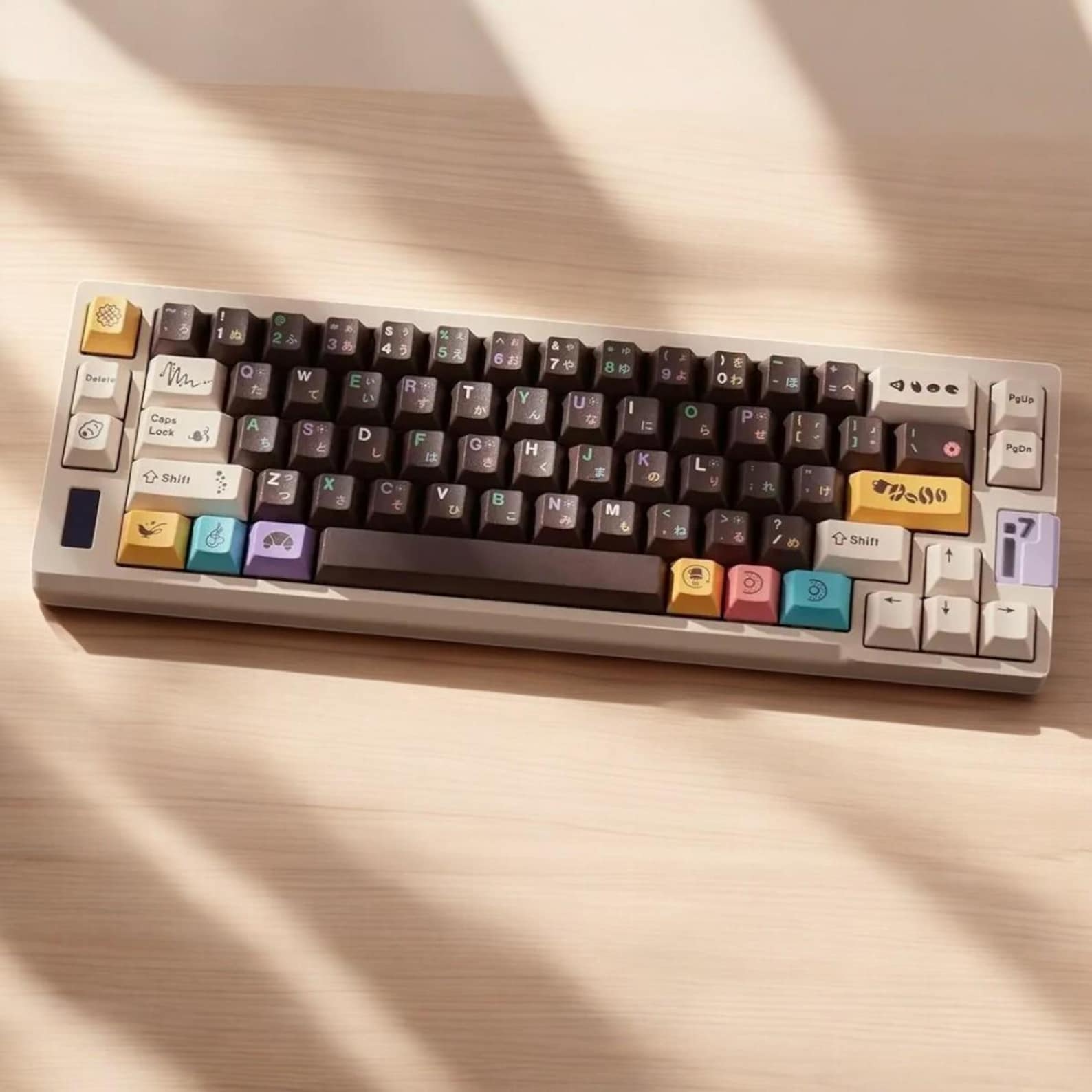 Donut Keycaps Five-sided Sublimation Cherry Profile Keycap Set PBT ...