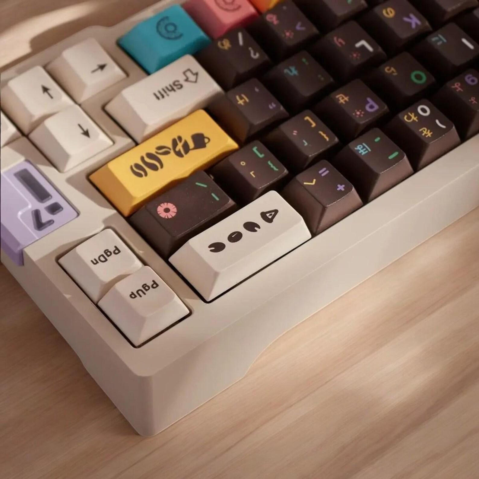 Donut Keycaps Five-sided Sublimation Cherry Profile Keycap Set PBT ...