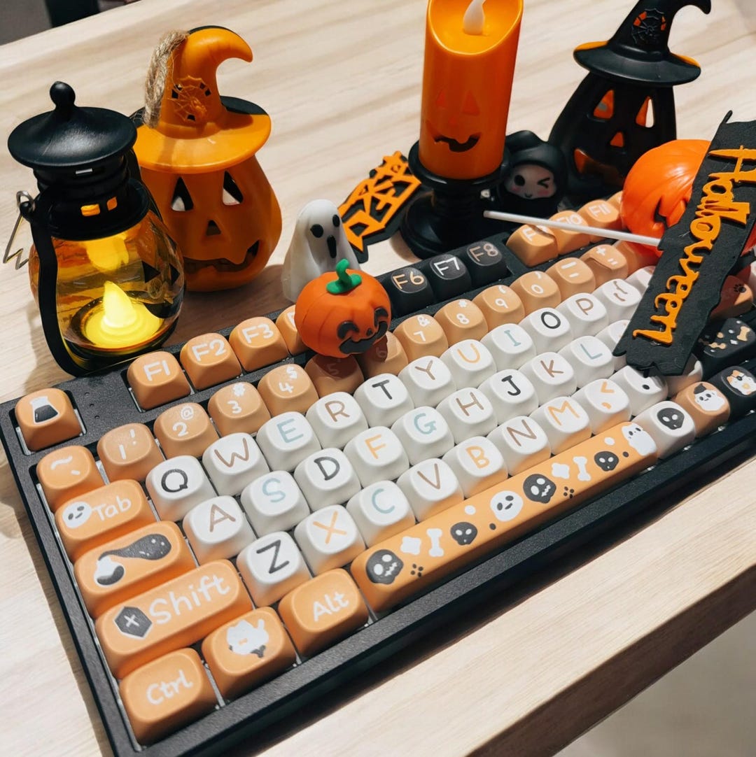 Halloween Keycaps | XOA Profile Keycap Set | PBT Material | Keycaps for ...