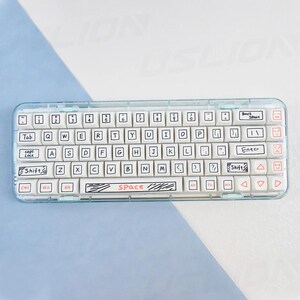 Graffiti Keycaps | XDA Profile Keycap Set | PBT Material | Keycaps for ...