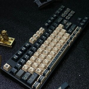 Egyptian Pharaoh Keycaps | Cherry Profile Keycap Set | PBT Material ...