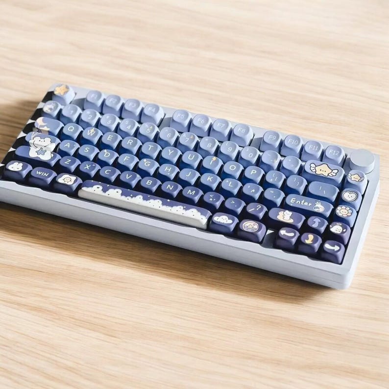 Bear Star Keycaps SOA Profile Keycap Set PBT Material Keycaps for MX ...
