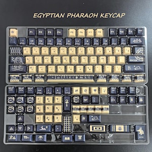 Egyptian Pharaoh Keycaps | Cherry Profile Keycap Set | PBT Material ...