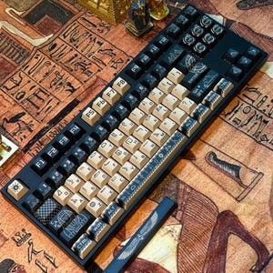 Egyptian Pharaoh Keycaps | Cherry Profile Keycap Set | PBT Material ...