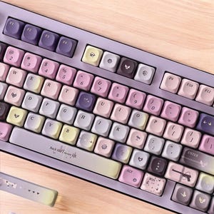 Moodie Keycaps | SOA Profile Keycap Set | PBT Material Five Sided ...