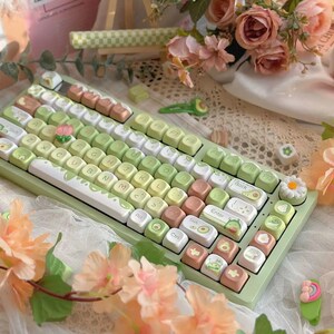 Avocado Keycaps | XOA Profile Keycap Set | PBT Material | Keycaps for ...