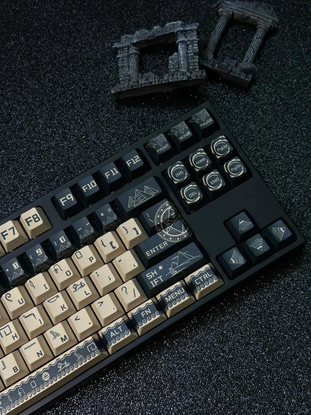 Egyptian Pharaoh Keycaps | Cherry Profile Keycap Set | PBT Material ...