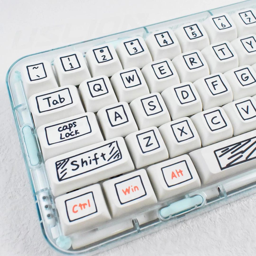 Graffiti Keycaps | XDA Profile Keycap Set | PBT Material | Keycaps for ...