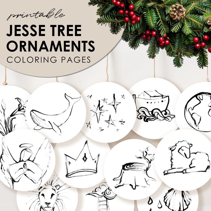 Jesse Tree Ornaments - Etsy
